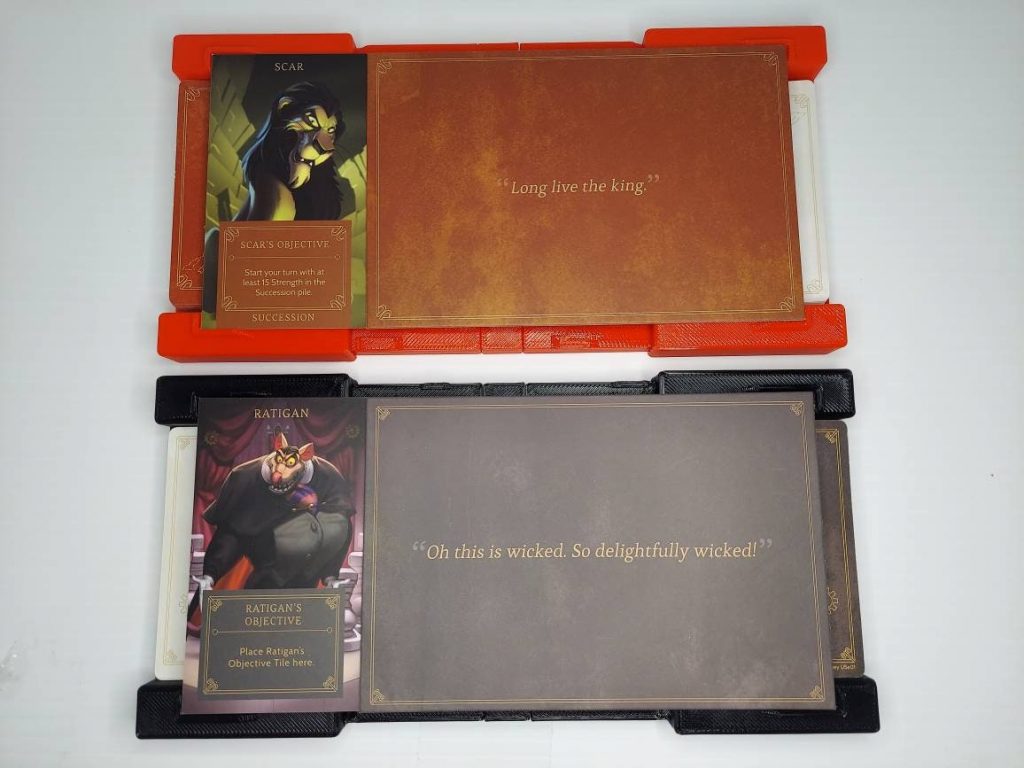 Player Tray for Villainous Board Game - Sliding Card Holder ...
